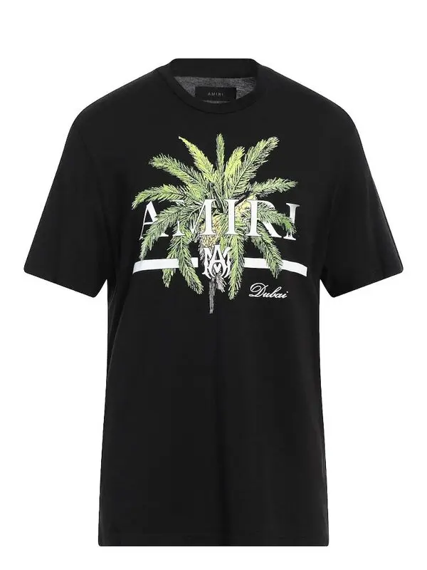 Amiri Palm Tree Dubai T-shirt - Black/green