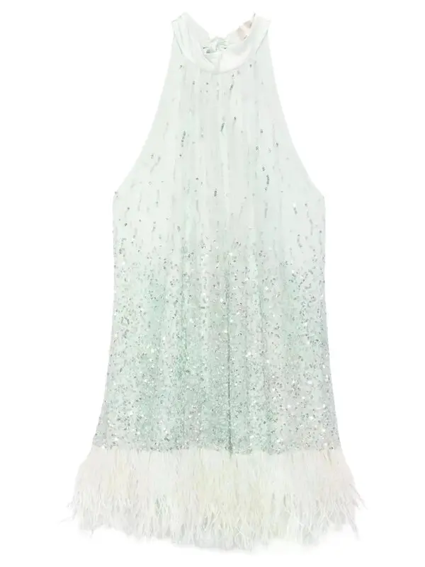 Alice + Olivia Erna Mini Dress - Green