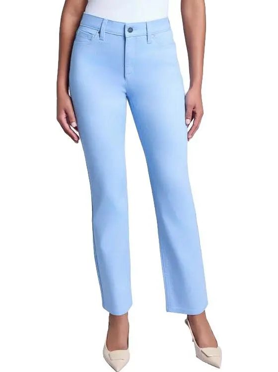 Jones New York Lexington Straight Leg Jeans - Chintz Blue