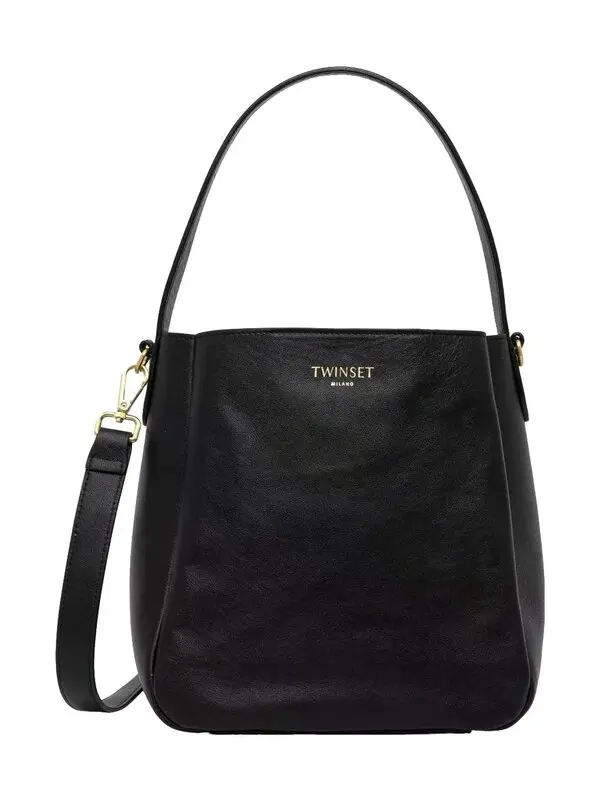 TWINSET Logo Tote Bag - Black