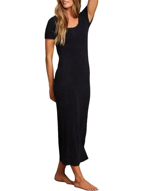 Barefoot Dreams Cozychic® Ultra Lite® Rib Dress - Black