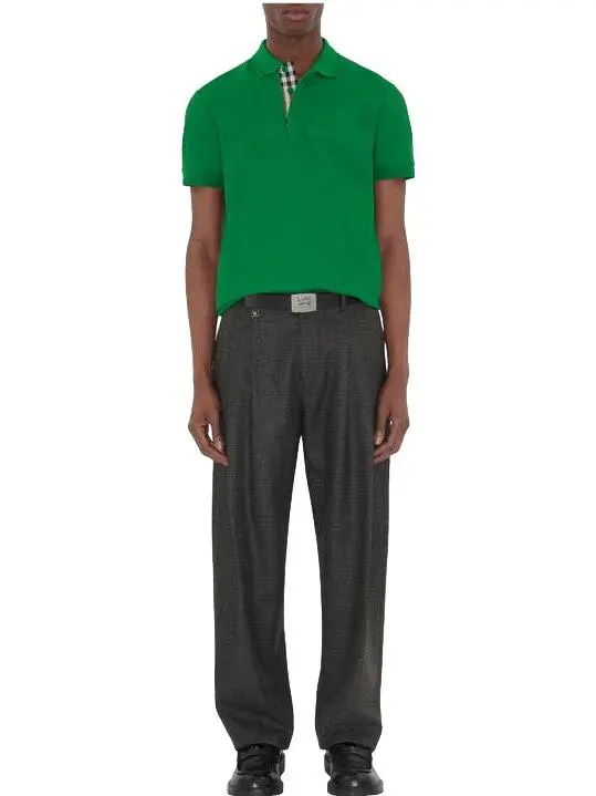 Burberry Cotton Polo Shirt - Leaf