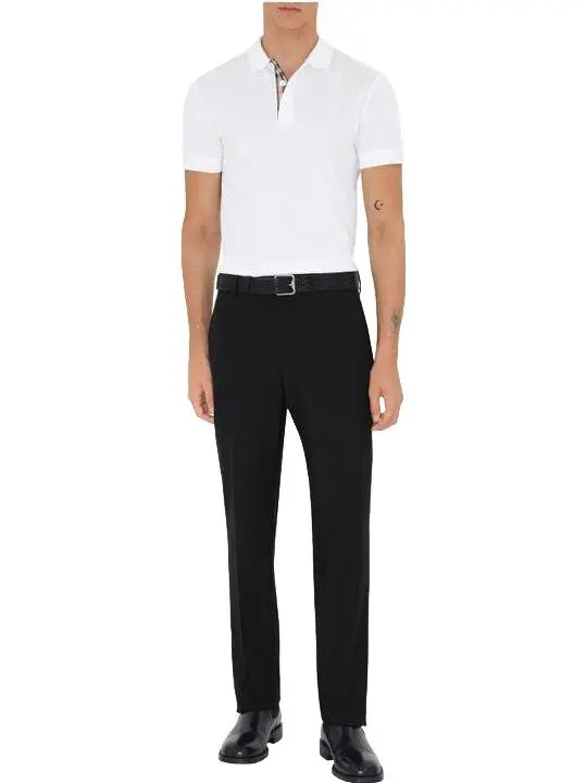 Burberry Cotton Polo Shirt - White