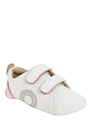 Old Soles Little O Sneaker - Snow /glam /pink Frost