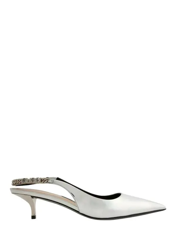 Gucci 45mm Signoria Pumps - Silver