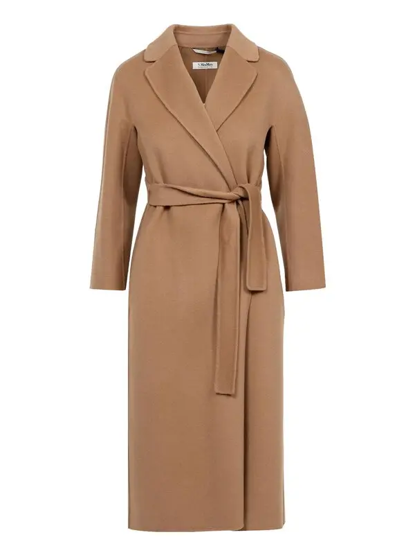 Max Mara Midi Wool Coat - Camel