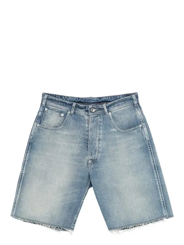 MAISON MARGIELA Cut-off Denim Shorts - Blue