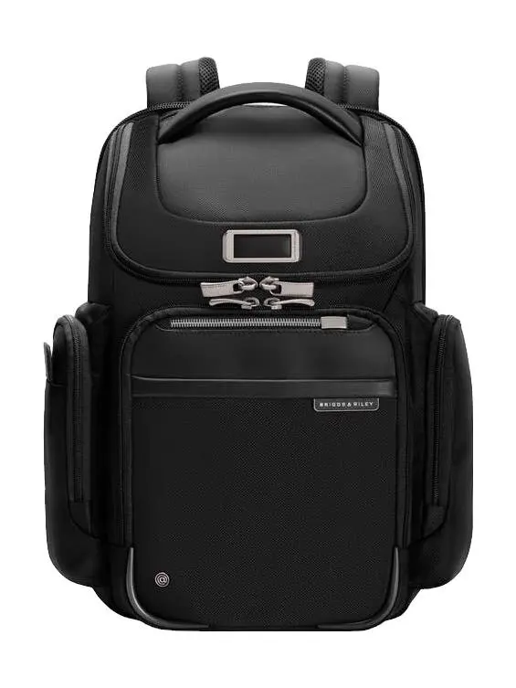 Briggs & Riley Medium Wide-mouth Backpack - Black