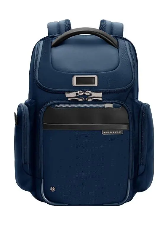 Briggs & Riley Medium Wide-mouth Backpack - Navy