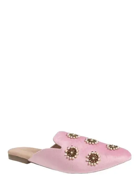 FUCHSIA Galaxy Beaded Mule - Pink