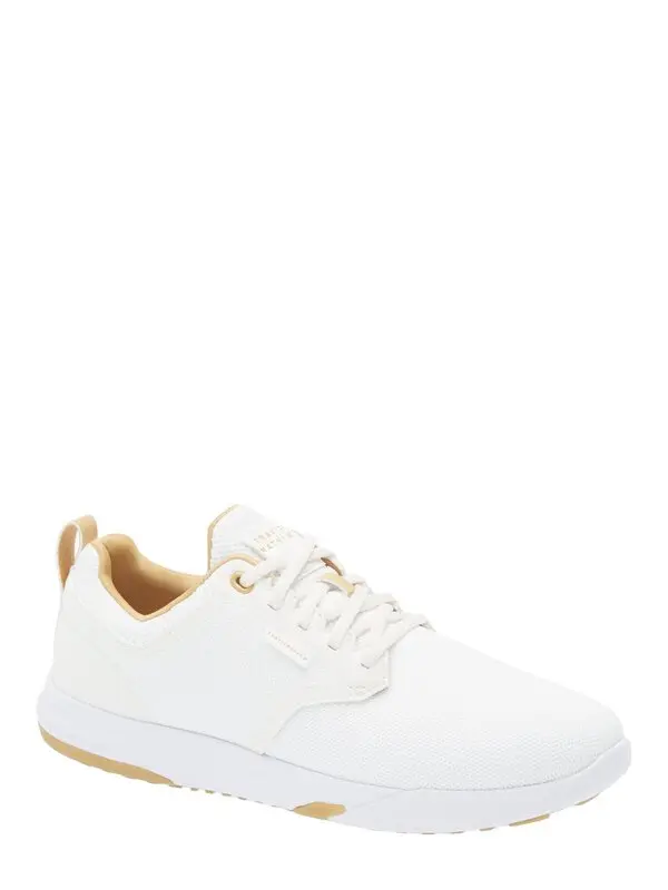 Travis Mathew The Daily Pro Hybrid Sneakers - White/ Gum