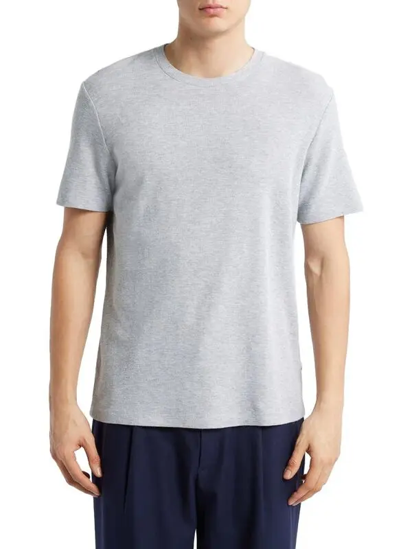 Nn07 Clive Cotton Blend T-shirt - Grey Mel.ange