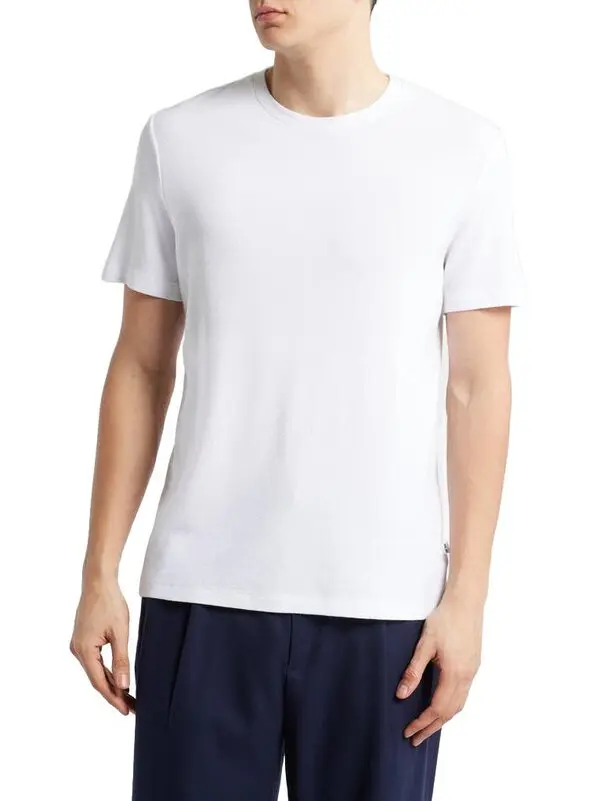 Nn07 Clive Cotton Blend T-shirt - White
