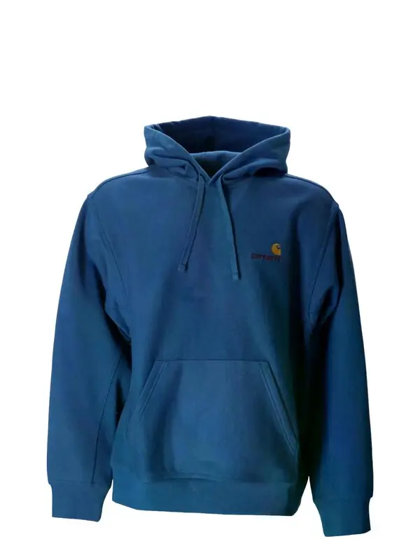 Carhartt Work In Progress American Script Hoodie - Blue