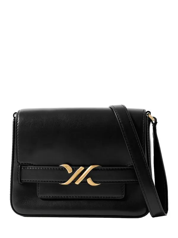 Proenza Schouler Box Leather Shoulder Bag - Black