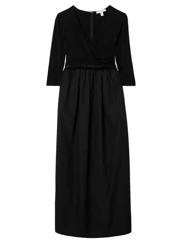 Max Mara Kaiser Belted Midi Dress - Black