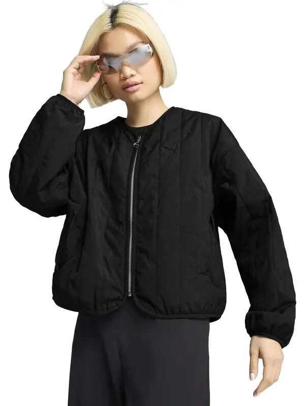 PUMA Wardrobe Essentials Relaxed Reversible Liner Jacket - Black