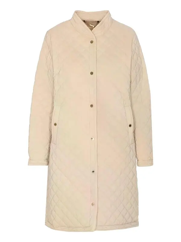 MOORER Aruna Quilted Coat - Neutrals
