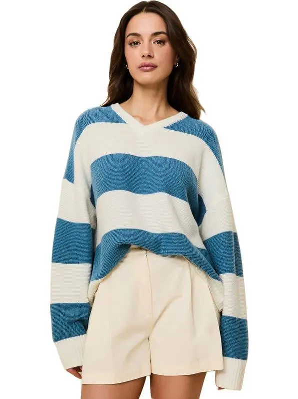 Solid & Striped Reva Cashmere Sweater - Stripe