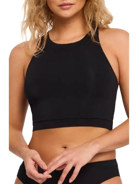 Fleur't Crop Top - Black