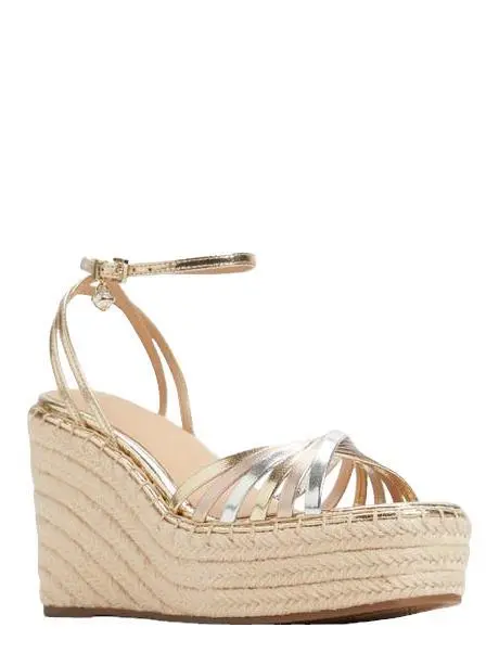 Ted Baker London Arabella Platform Wedge Sandals - Metallic Multi