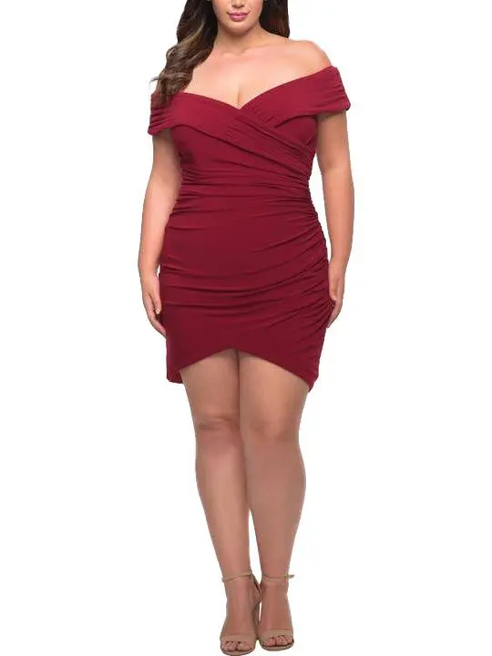 LABOMME Jersey Dress - Burgundy