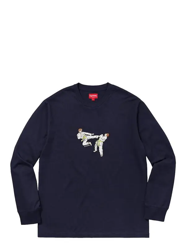 Supreme Karate Tee Shirt - Navy Blue