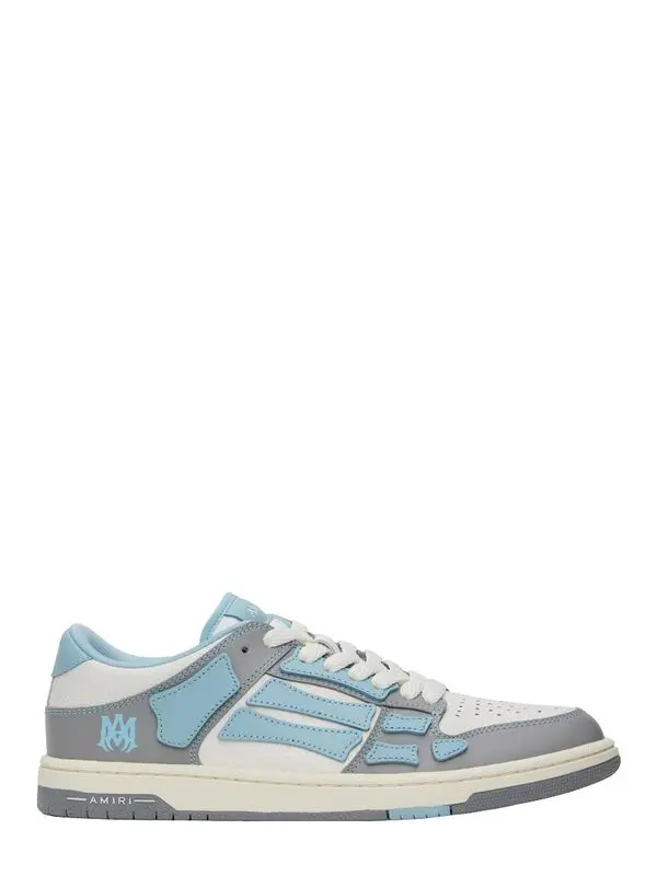 Amiri Skel Top Low Varsity Sneakers - Ocean Sky Blue