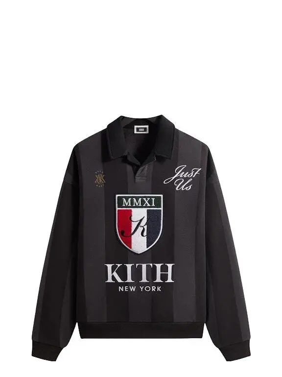 Kith Nelson Collared Pullover - Nightfall