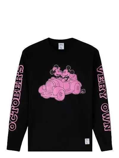 OVO X Disney Valentine's Longsleeve T-shirt - Black
