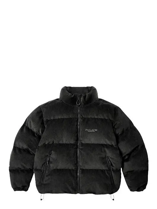 PALACE Corduroy Puffer Jacket - Black