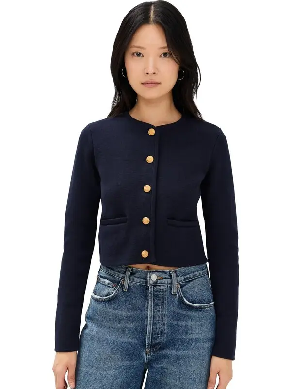 Joe's Jeans The Talia Cardigan Jacket - Blue Black