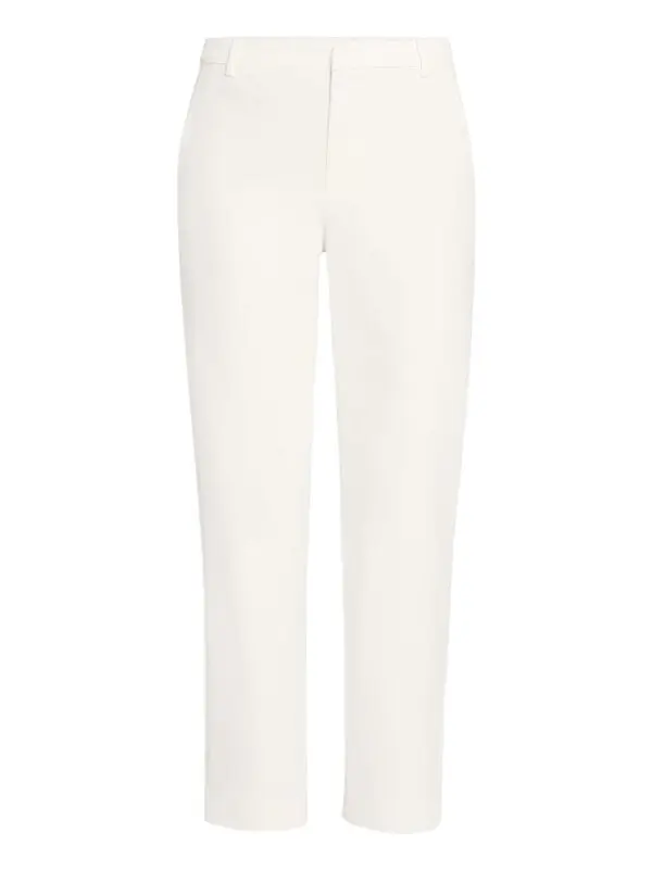 Vince Mid-rise Chino Pants - Off White
