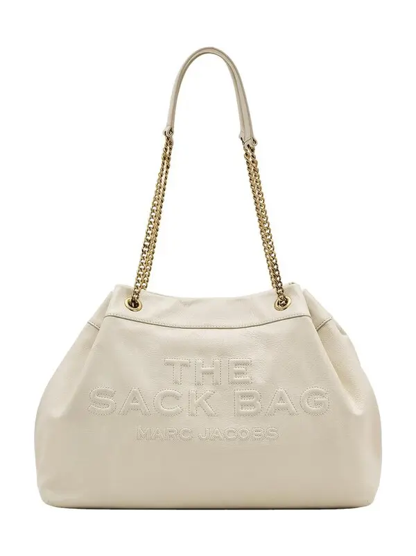 Marc Jacobs Large Chain Sack Shoulder Bag - Cloud White