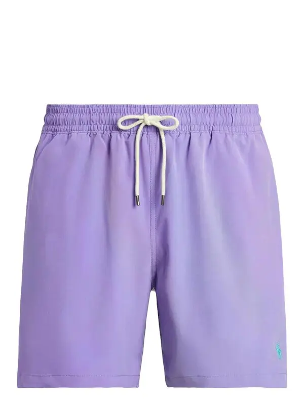 Polo Ralph Lauren Polo-pony-motif Swim Shorts - Purple