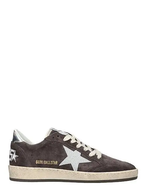 GOLDEN GOOSE Ballstar Suede Low-top Trainers - Brown/oth