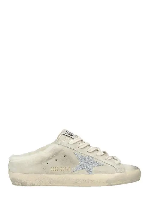 GOLDEN GOOSE Super-star Sabot Suede Low-top Trainers - White/comb