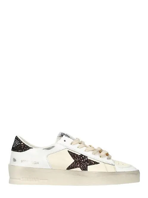 GOLDEN GOOSE Stardan 12165 Leather Low-top Trainers - White/oth