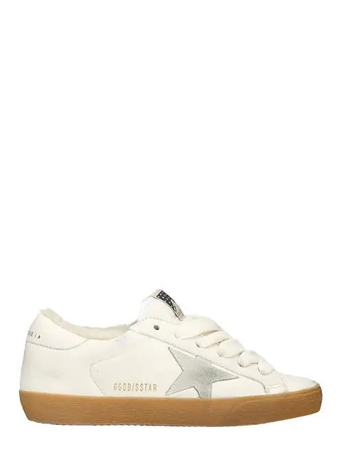 GOLDEN GOOSE Super Star Puffy Leather Low-top Trainers - White