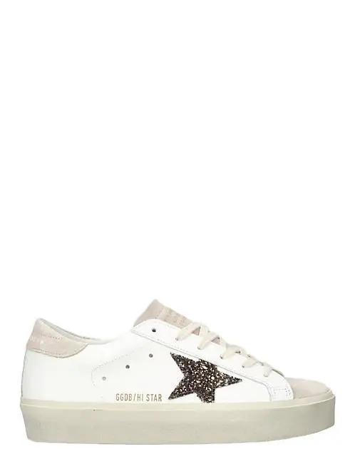 GOLDEN GOOSE Hi Star 10318 Leather Low-top Trainers - White/oth