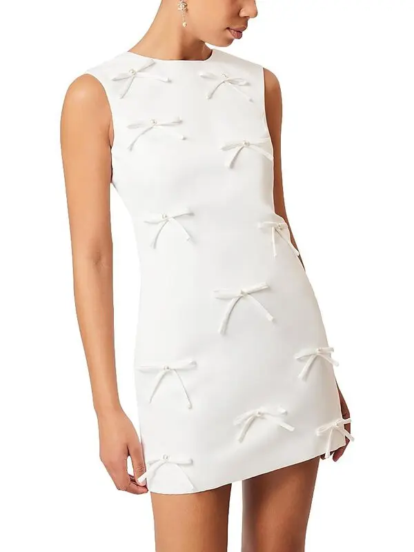 ELLIATT Rose Shift Mini Dress - Ivory