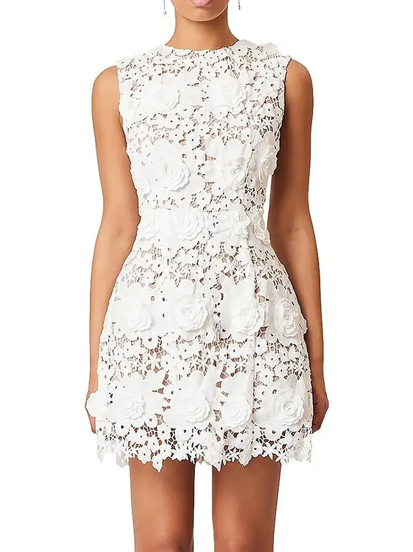 ELLIATT Daffodil Mini Dress - Ivory