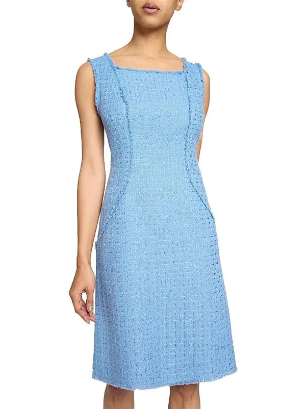 Santorelli Chiyo Sleeveless A-line Dress - Blue