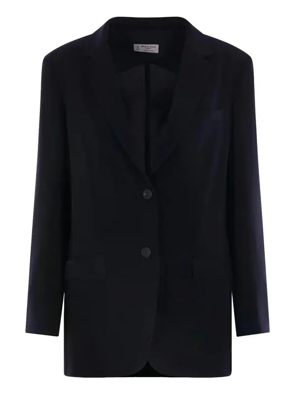 Alberto Biani Peak Lapels Blazer - Blue