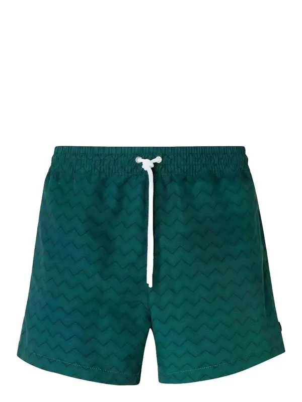 Missoni Drawstring Swim Shorts - Green