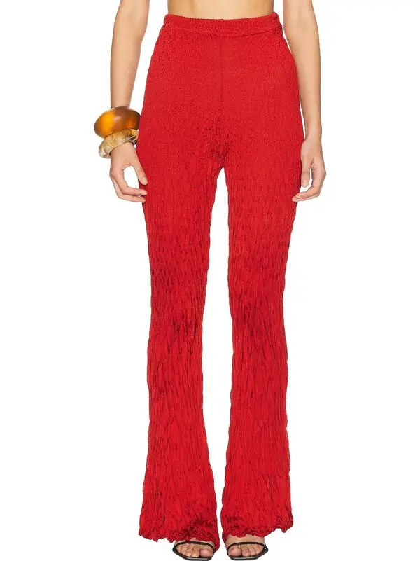 MAYGEL CORONEL Nafplio Pant - Red
