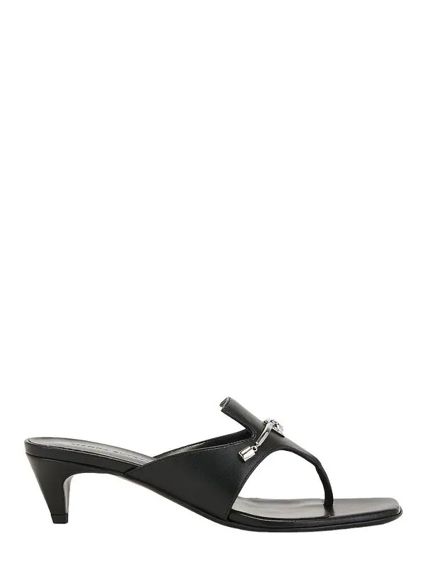 Magda Butrym Leather Sandal - Black