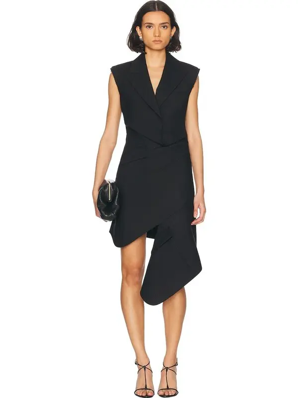 Monse Tailored Dress - Black