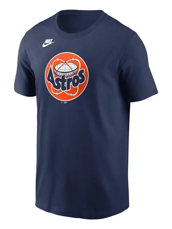 Nike Houston Astros Cooperstown Team Logo Mlb T-shirt - Blue