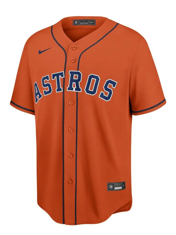 Nike Mlb Houston Astros Replica Baseball Jersey - Orange